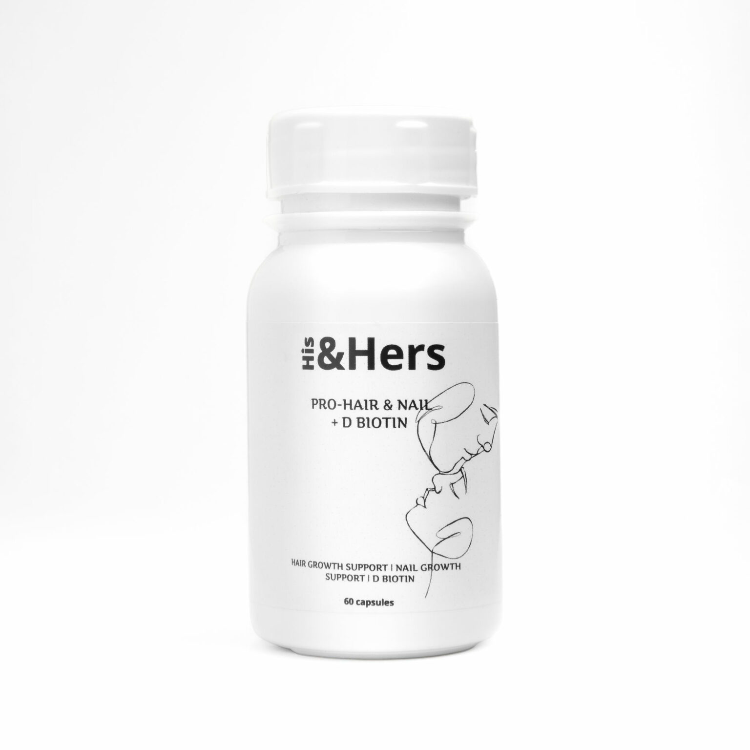 His&Hers Pro Hair&Nail Capsules 60'S | Bizzmed™